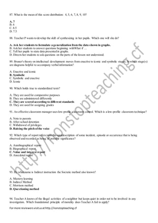LET Sample Exam Professional education set a | DOCX