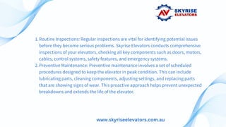 Professional Elevator Maintenance to Keep Your Lifts Running Smoothly ...