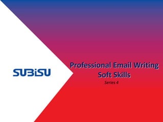 Professional email writing | PPTX