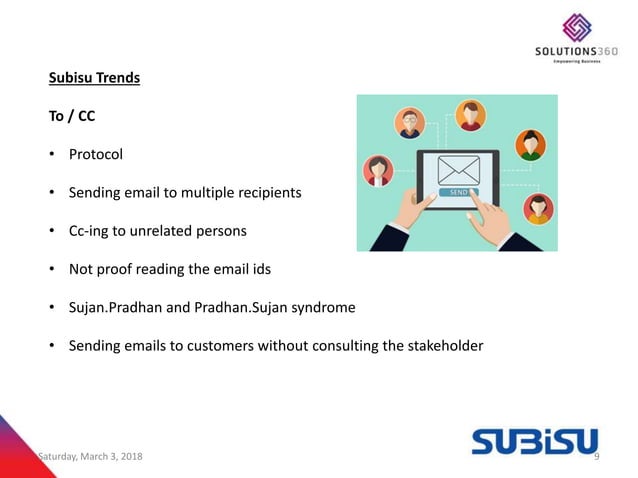 Professional email writing | PPTX