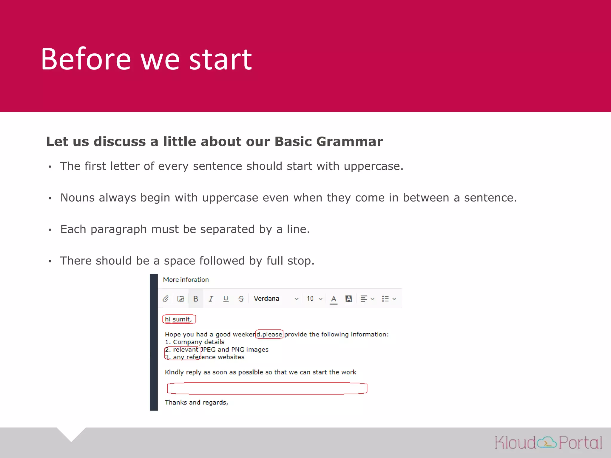 Professional email writing Workshop | PPTX