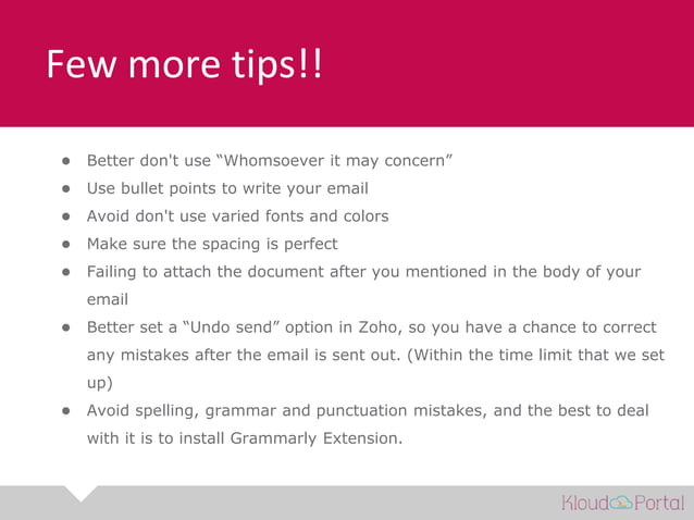 Professional email writing Workshop | PPTX | Email | Internet