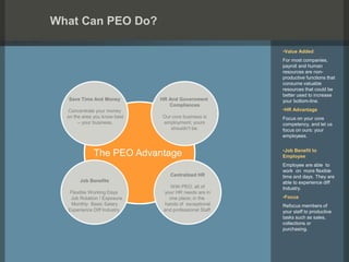 Professional Employer Organization.ppt | Human Resources | Business