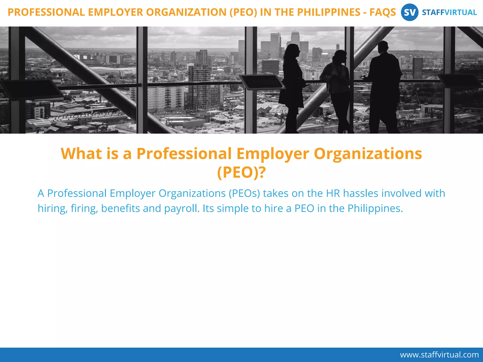 Professional Employer Organization (PEO) in the Philippines - FAQs | PPT