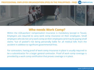 Professional Employer Organization (PEO) in the Philippines - FAQs | PPT