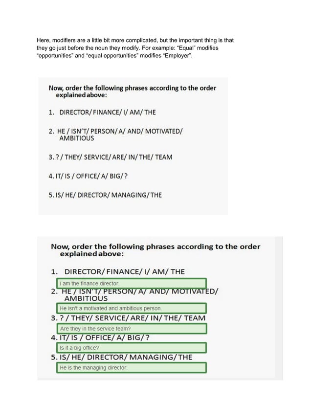 Professional English. Module 1. Exercises | PDF