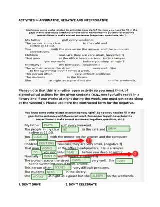 Professional English. Module 1. Exercises | PDF