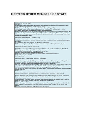 Professional English. Module 2. Exercises | PDF