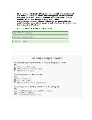 Professional English. Module 2. Exercises | PDF