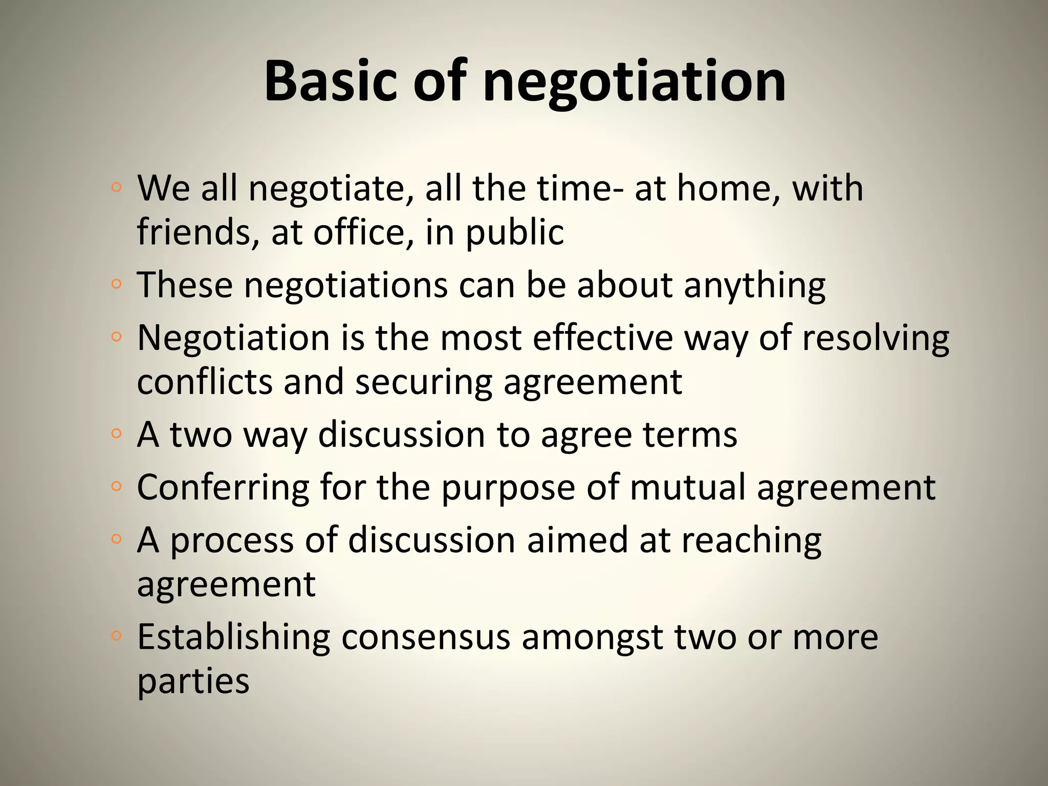 Negotiation | PPT