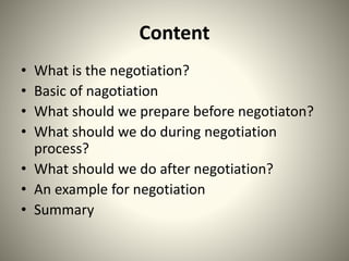Negotiation | PPT