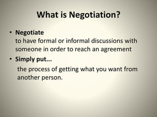 Negotiation | PPT