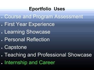 ePortfolios and Your Career | PPT