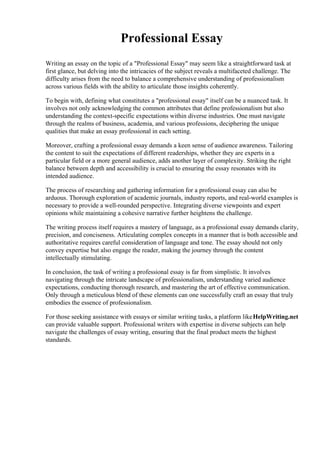 Professional Essay.pdf