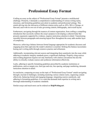 Professional Essay Format.pdf