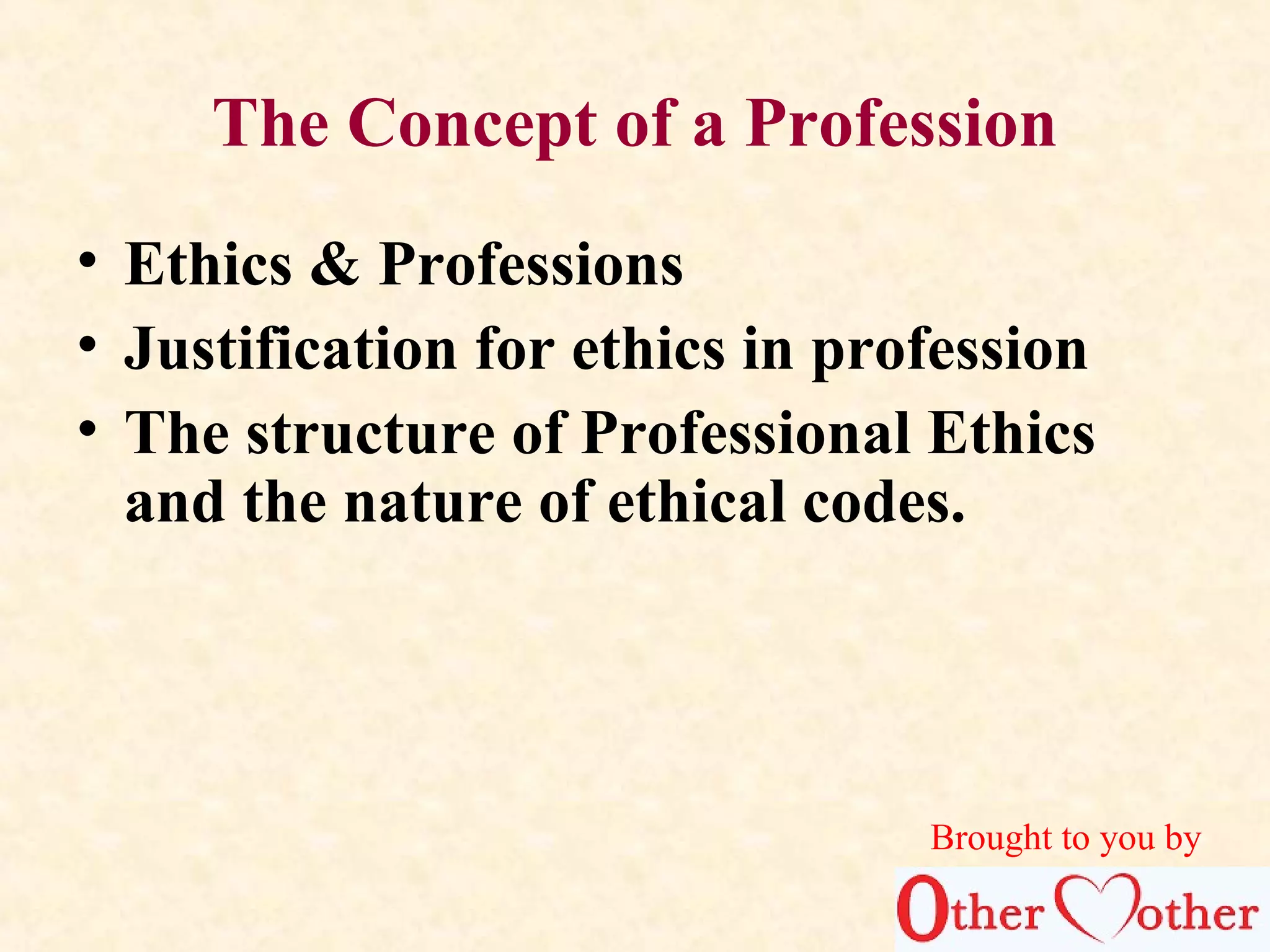 Professional ethics | PPT