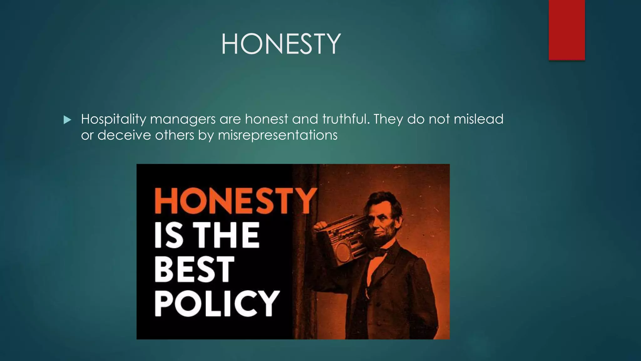 Importance of Ethics in Hospitality and Tourism Industry | PPTX