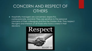 Importance of Ethics in Hospitality and Tourism Industry | PPTX