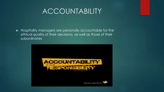 Importance of Ethics in Hospitality and Tourism Industry | PPTX