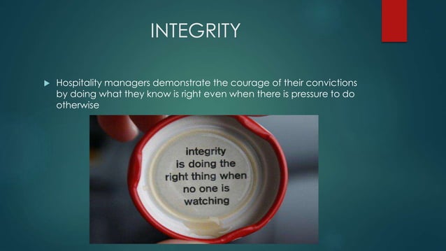 Importance of Ethics in Hospitality and Tourism Industry | PPTX