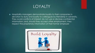 Importance of Ethics in Hospitality and Tourism Industry | PPTX