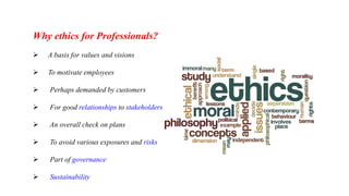 Professional ethics | PPTX