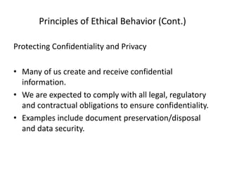 Professional ethics | PPTX