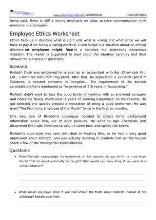Professional ethics | PDF