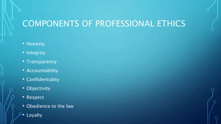 Professional ethics | PPTX