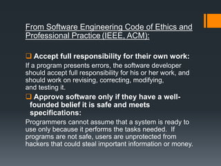 Professional ethics | PPT