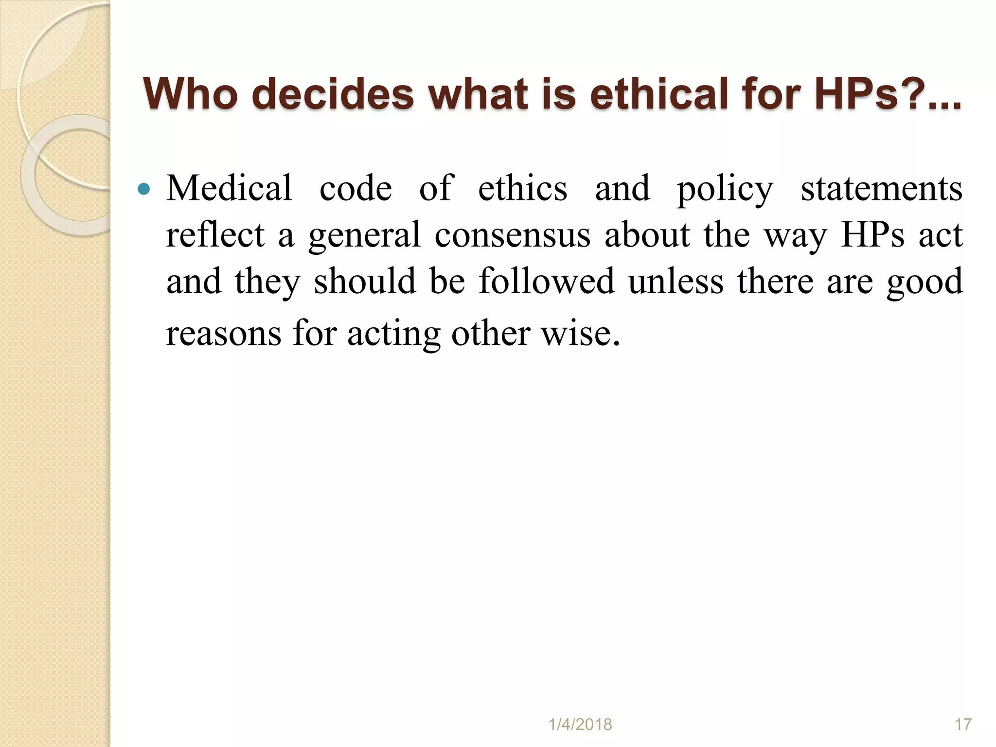 Professional ethics and Anesthesia hazards | PPTX