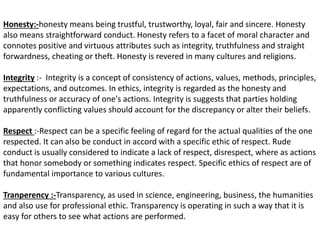 Professional ethics and business protocols | PPTX