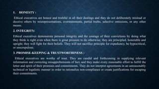 Professional ethics and responsibilities | PPTX