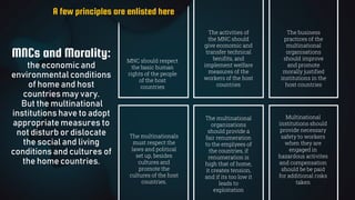 professional ethics chapter 5- global issues, business and ...