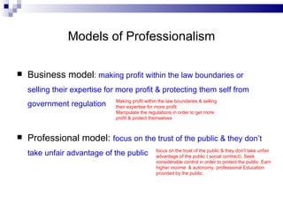 Professional ethics (chapter_one)_rev1[1] | PPT | Business and Finance