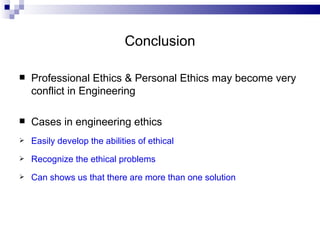 Professional ethics (chapter_one)_rev1[1] | PPT | Business and Finance