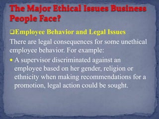 Professional ethics in business | PPT