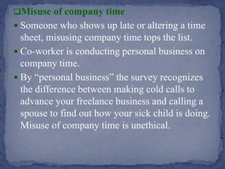 Professional ethics in business | PPT