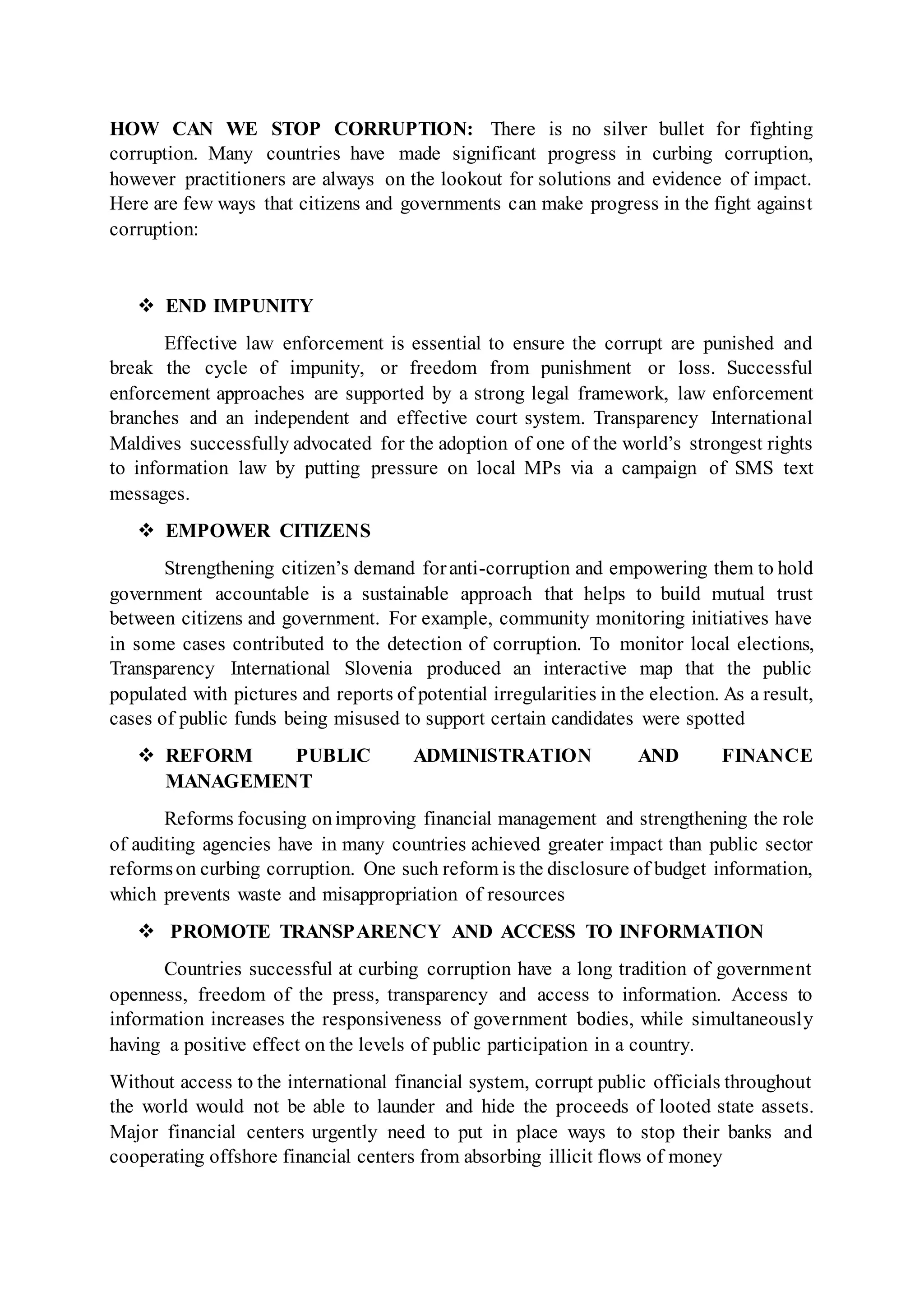 Corruption in Malasiya | DOCX