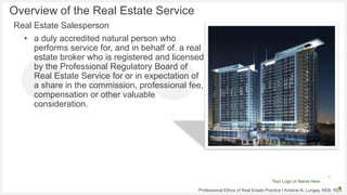 Professional Ethics in Real Estate Practice | PPTX