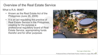 Professional Ethics in Real Estate Practice | PPTX