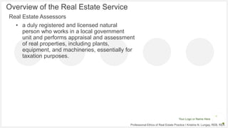 Professional Ethics in Real Estate Practice | PPTX