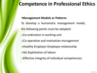 Competence in Professional Ethics | PPTX