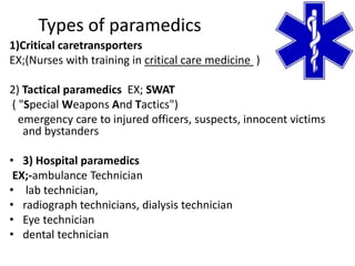 ethics of paramedics | PPTX