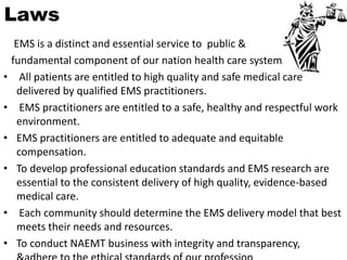 ethics of paramedics | PPTX