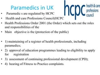 ethics of paramedics | PPTX