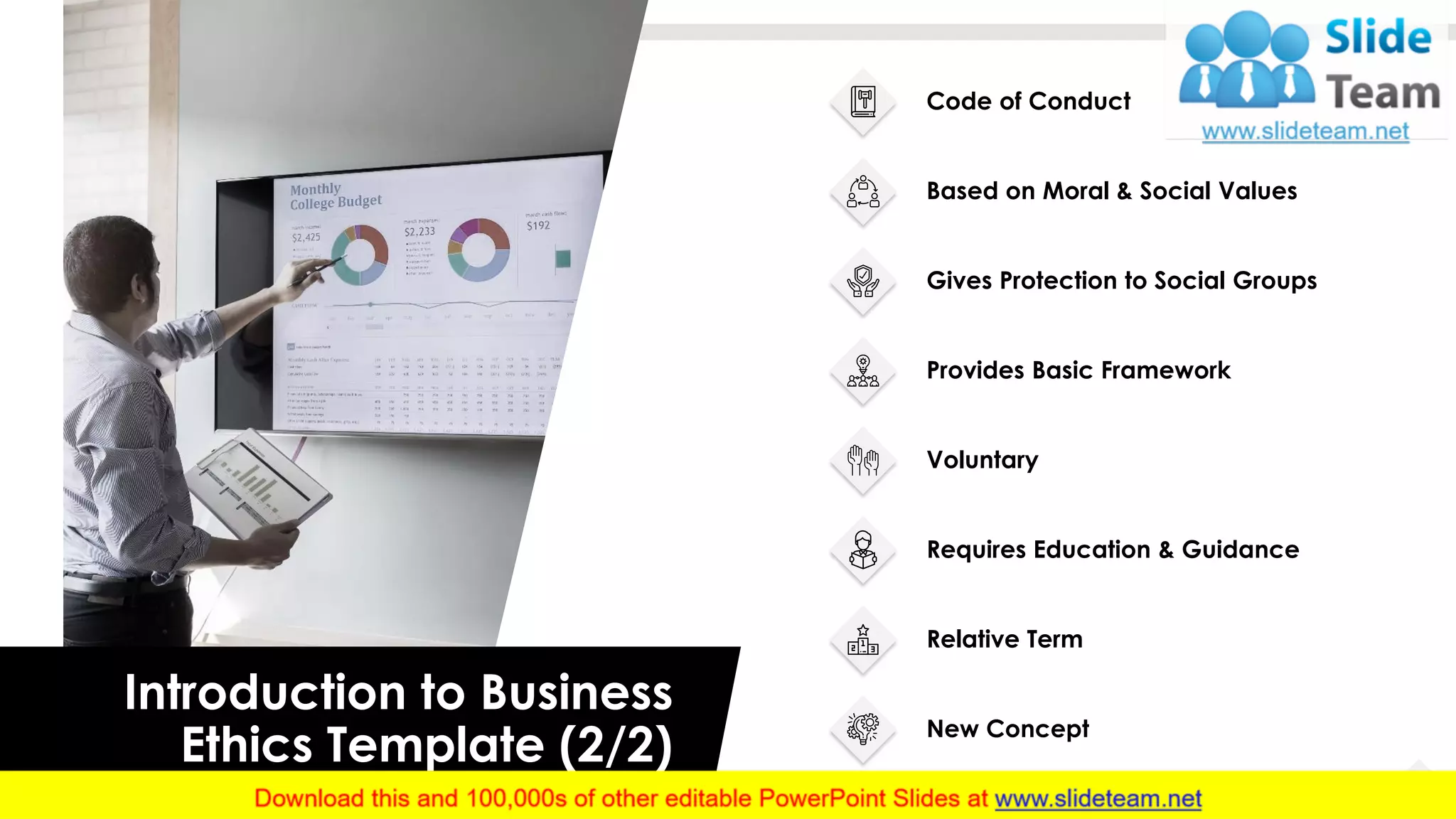 Professional Ethics PowerPoint Presentation Slide | PDF