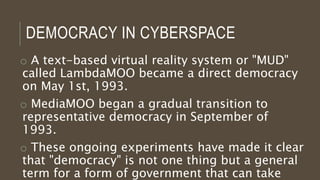 Cyber Space | Professional ethics presentation | PPT