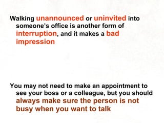 Professional Etiquette At The Workplace | PPT
