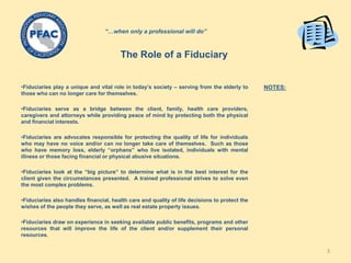 What is Professional Fiduciary? | PPSX